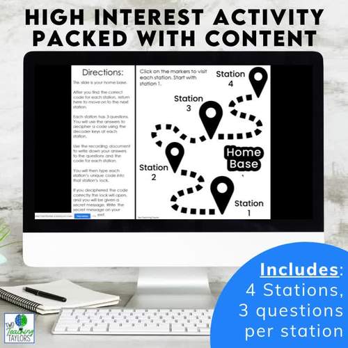 Science Safety and Science Tools Escape Room | Print and Digital