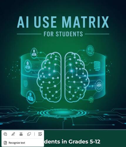 AI Use Matrix: Student Guide for Responsible AI (Grades 5-12) by The ...