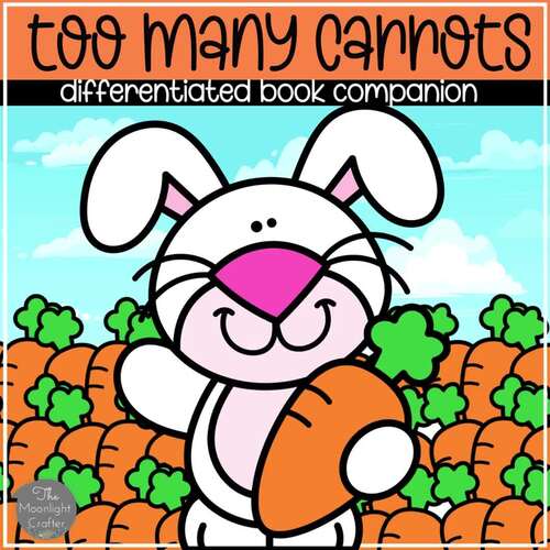 Too Many Carrots Book Activities by moonlight crafter by Bridget