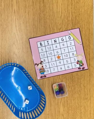 Addition BINGO With Dice Sums to 12 Grades 1-2 Back to School Math Centers