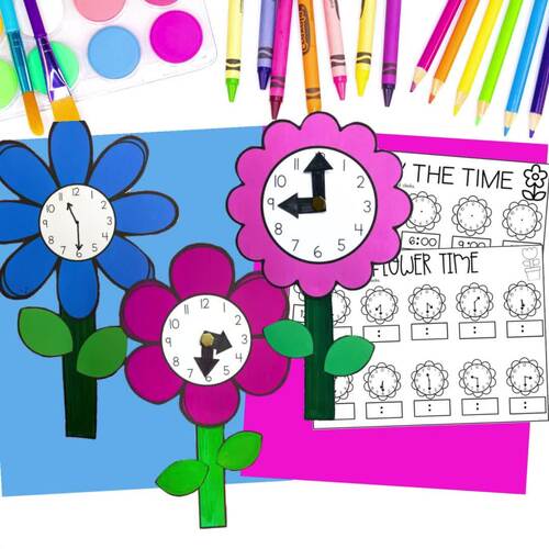 Telling Time Activities Clock Craft by I Love 1st Grade by Cecelia Magro