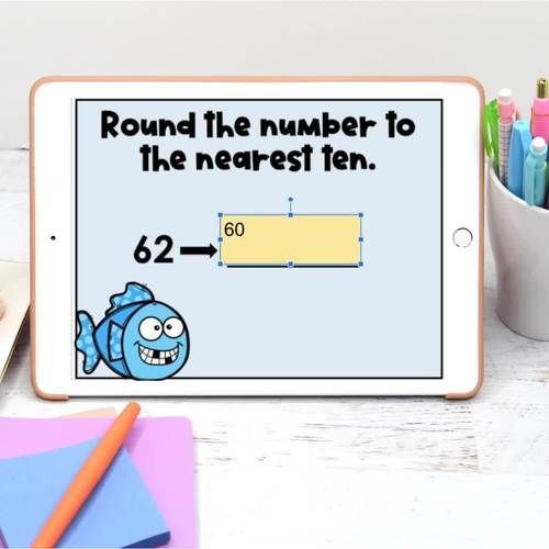 3.NBT.1 Rounding Slides Digital & Printable by Miss V in 3 | TPT