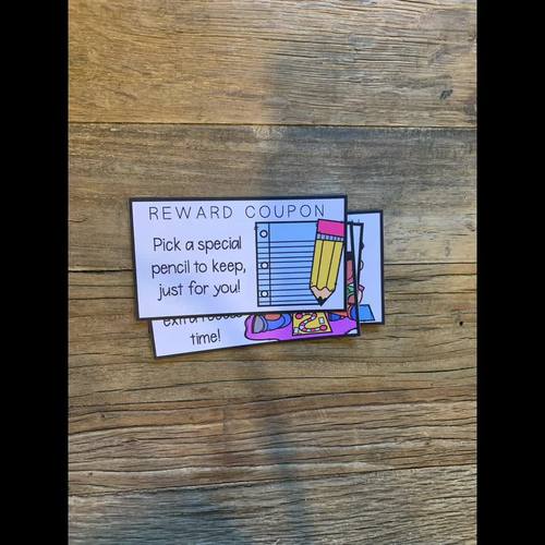 Reward Coupons | Classroom Rewards | Editable by First Grade Lemonade