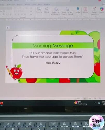 September Digital Morning Meetings, Fall Digital Calendar, Google ...