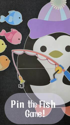 Make a Splash in January with Pin the Fish on the Penguin's Fishing Rod ...