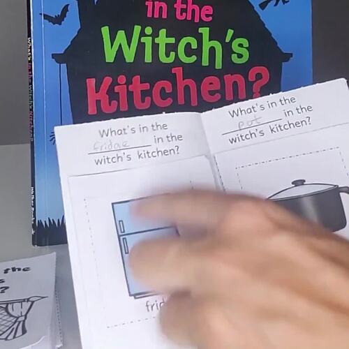 What's in the Witch's Kitchen? Magic book craft - EFL/ESL Halloween ...