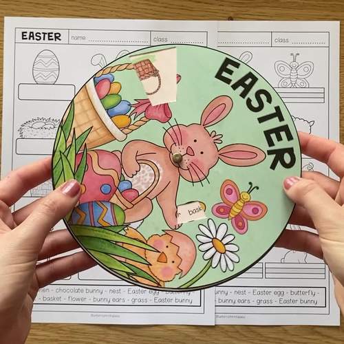 EASTER - Vocabulary Wheel by My Teaching Factory | TPT