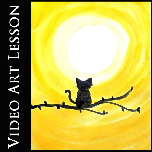 fall silhouette drawing