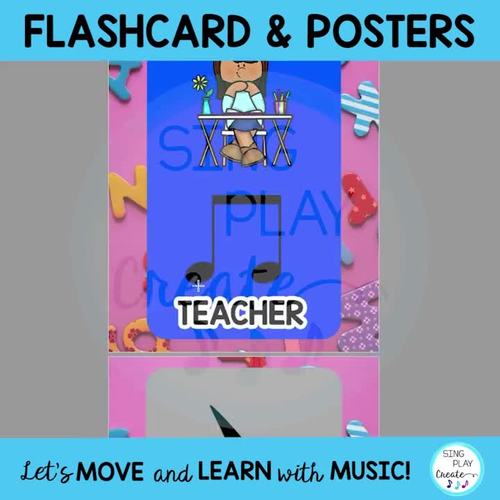 Rhythm Activities BUNDLE: {Quarter Rest} Video, Google Apps School Time