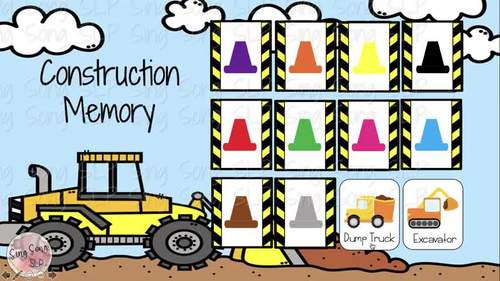 Construction Memory by Sing Song SLP | TPT