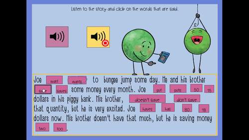 Present Simple | Listening Practice | BOOM Cards | Distance Learning