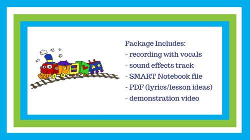 TRAIN Poem and Activity | Follow the Leader | mp3s, PDF, SMART, video