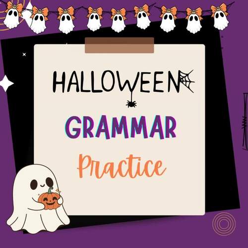 Halloween Grammar Pages Prepositional Phrases, Idioms, and Similes ...