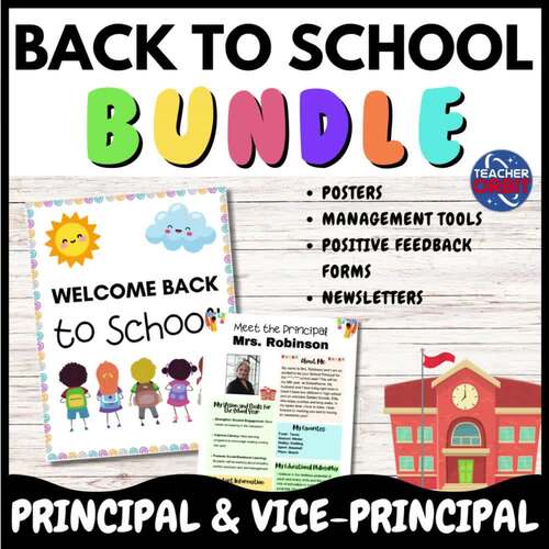 Principal Back to School First Days of School Feedback Posters School ...