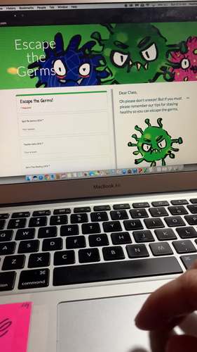 Escape the Germs Escape Room Activity: Winter or Back to School Digital ...