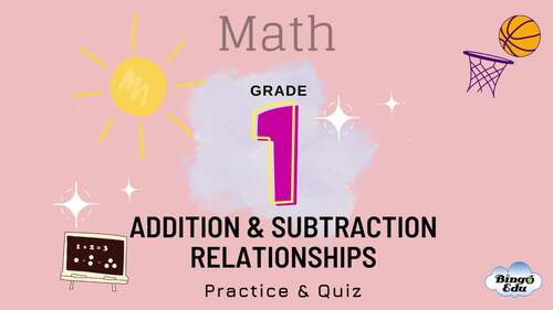 GRADE 1: Unit 13 Addition & Subtraction Relationships ( Example ...