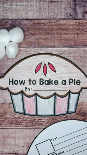 How to Bake a Pie Craft | Pie Craft | Pie Writing Activity | Holiday ...