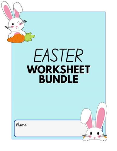 Easter Worksheet Bundle for Kids | Printable Easter Activities ...