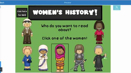 Women's History/ Influential Women BOOM CARDS by LifeFluent - Health ...