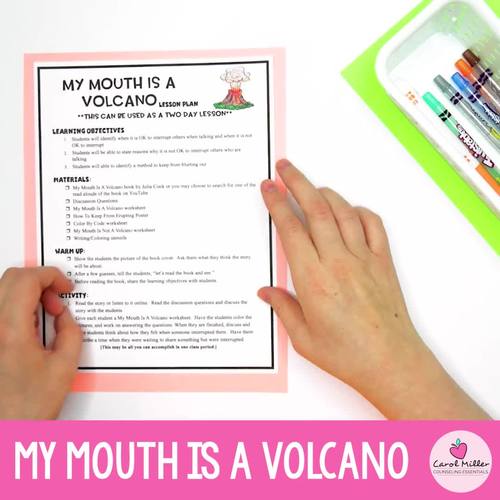 My Mouth Is A Volcano | Interrupting | Blurting | Empathy | Impulse Control