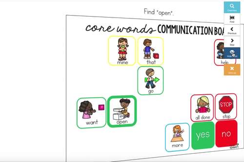 Core Word Vocabulary Kit - Open (Including BOOM™ Deck) by Itty Bitty Speech