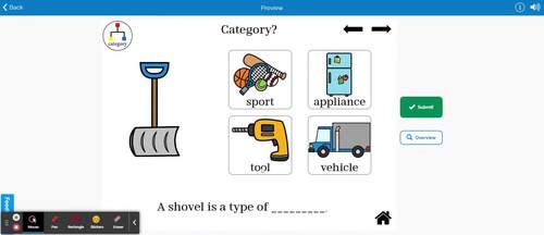Describe it | Winter BOOM Card™ by SC Speechie | TPT
