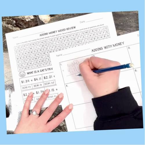 Adding and Counting Coins | Money Math Riddles by Sullivan in Second