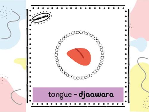 Aboriginal Language Flash Cards with Pronunciation and Map notes