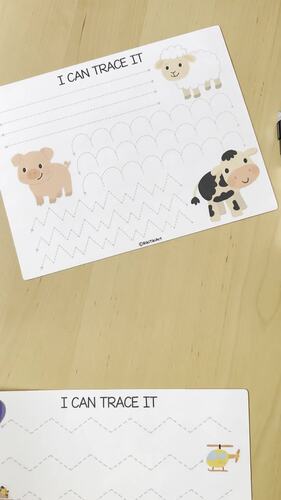 Tracing Worksheets for Kids – Toddler Handwriting Practice, Preschool ...