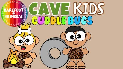 Caveman Kids Clipart | Cuddlebugs Collection | Dinosaur Clipart | TPT