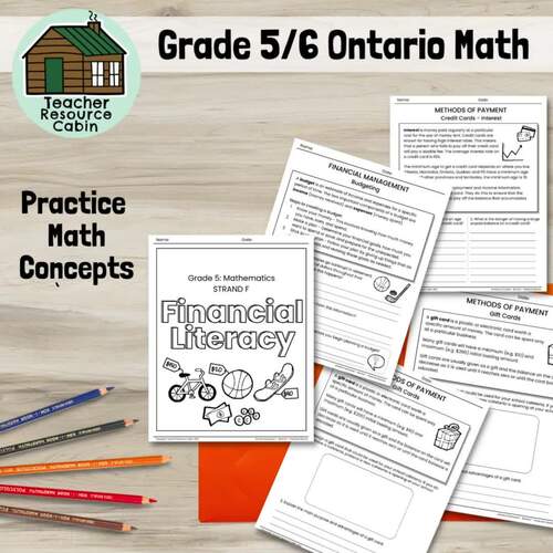 Grade 5/6 Ontario Math Workbooks (Full Year Bundle) by Teacher Resource ...