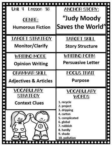 Journeys Grade 3 Unit 4 Focus Sheets by Teacher in High Heels | TpT