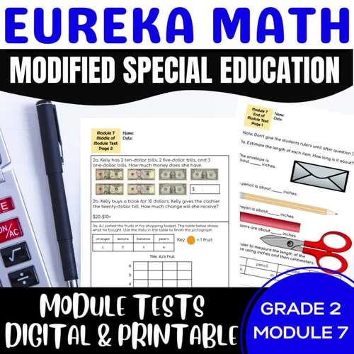 Special Education Engage NY {Eureka} Math Grade 2 Modified Mid End ...