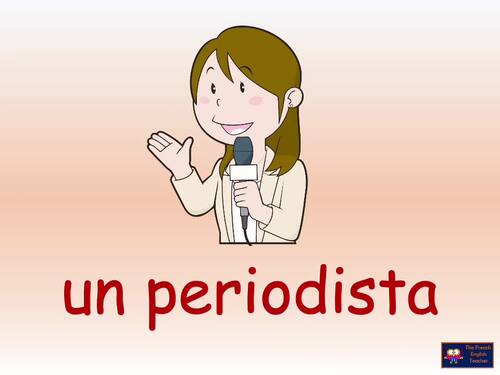 LAS PROFESIONES - POWERPOINT on basic JOBS vocabulary in SPANISH ...