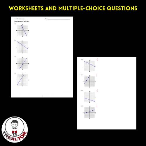 Slope Practice Worksheets With Answers 31K PAGES (PDF) by TREALTOR