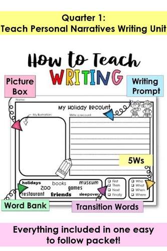 3rd Grade Writing Curriculum - Narrative, Informational, Opinion ...