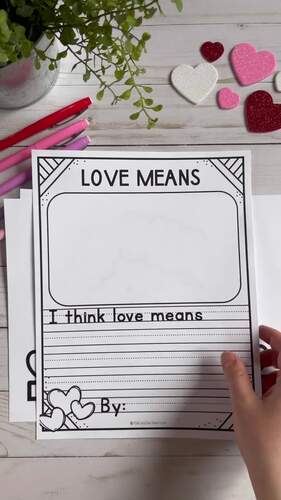 Valentine's Day Writing Activities, Bulletin Board & Hallway Display, Craft