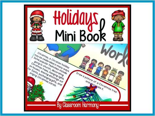 Holidays Around the World Mini Book by Classroom Harmony | TPT