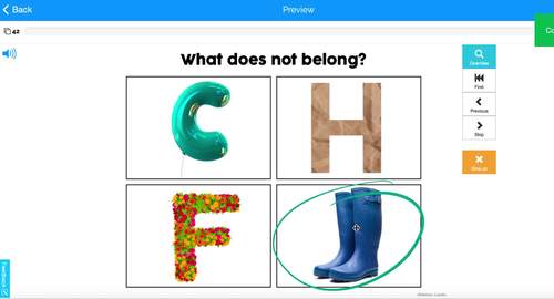Category: What Does Not Belong | Real pictures | Boom Cards | TPT