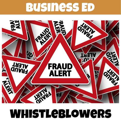 Whistleblower Assignment (Business Ethics) by Ms Biz | TPT