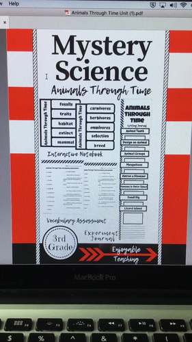 Mystery Science Animals Through Time Unit (Third Grade) by Enjoyable ...