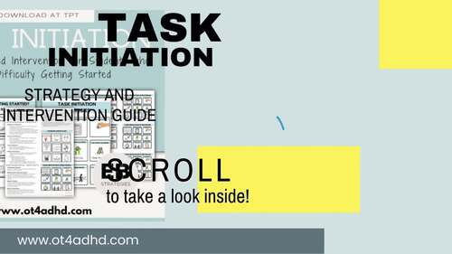 Task Initiation Executive Function Intervention Complete Guide By Ot4adhd