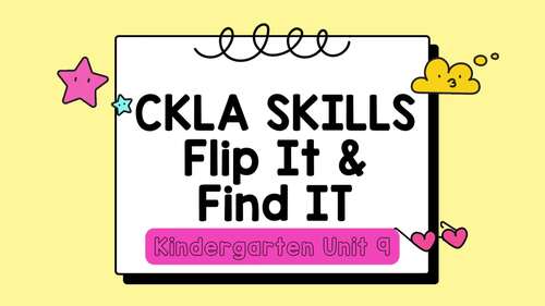 CKLA Skills Kindergarten Unit 9 | Tricky Word Game | PPT Slides ...