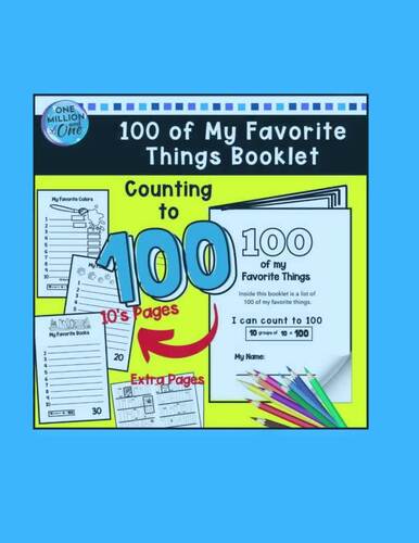 100 BUNDLE-Counting to 100-100 Days of School by One Million and One