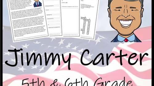 Jimmy Carter Close Reading Comprehension Activity | 5th Grade & 6th Grade