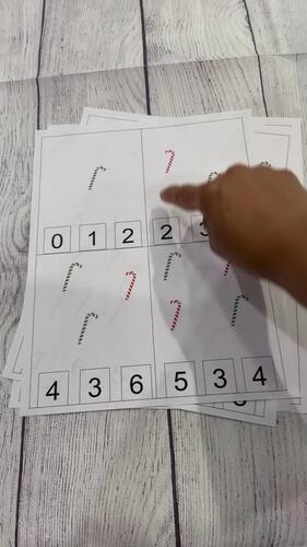 Christmas Stockings Clip Cards numbers 1-15, Special Needs Therapy, DDT ...