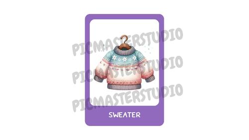 Explore Fashion Fun: Kids' Clothing Accessories Flashcards - Perfect ...