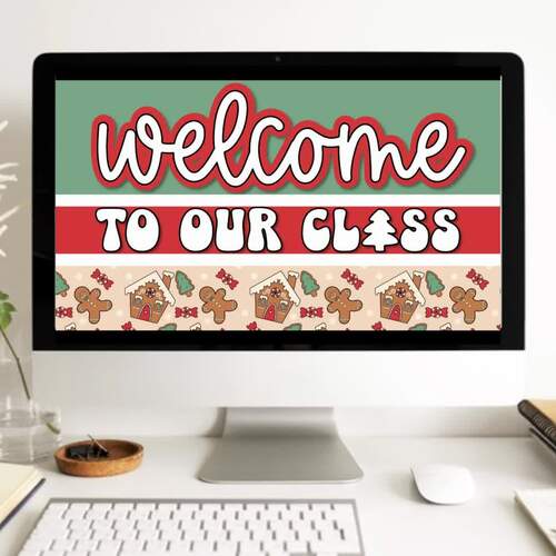 Christmas Daily Slides Editable by Learning with Kiki | TPT