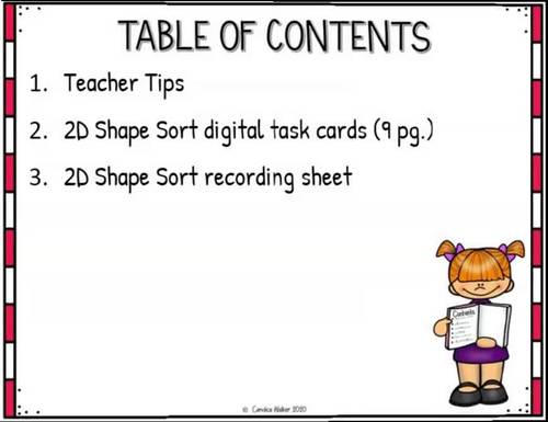 2D Shapes Digital Math Center on Interactive Google Slides | TpT