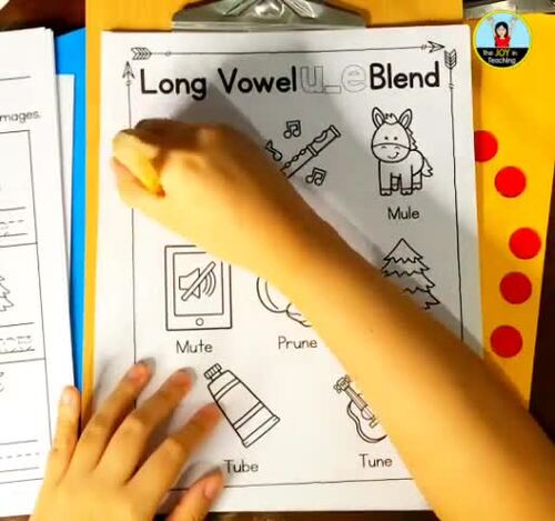 Long Vowel u_e Worksheet by The Joy in Teaching | TPT